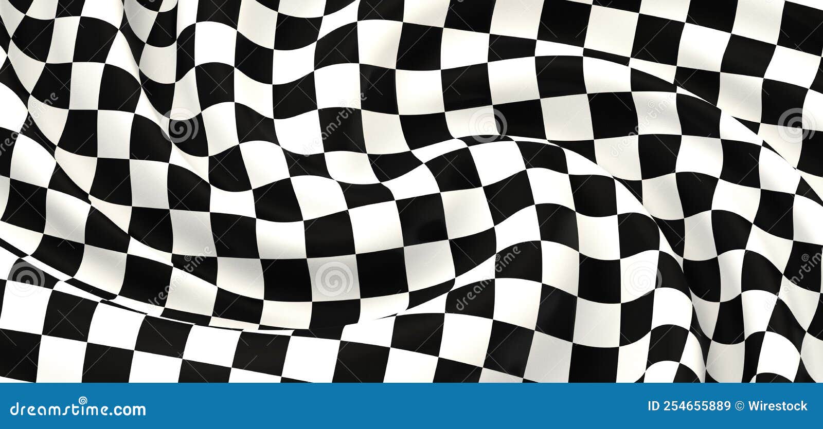 3d Render Design of the Finish Flag Background Stock Illustration ...