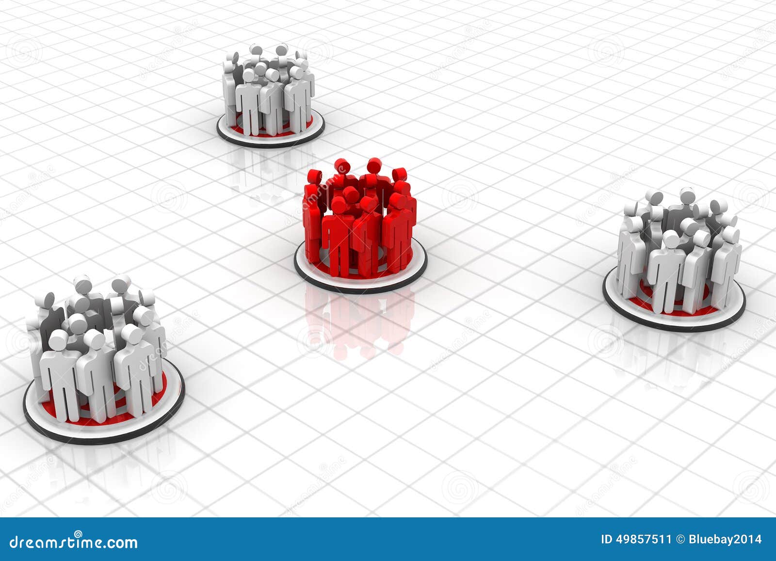 Teams Of Different Men, Adults, Children Pull The Rope In Different ...