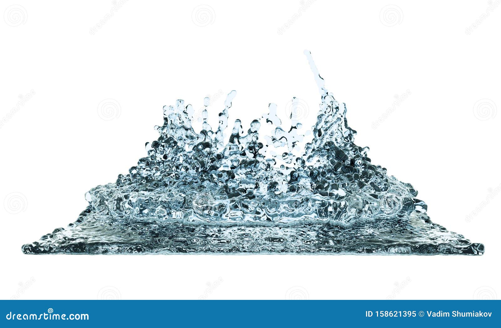 3d Render, Digital Illustration, Water, Clear Splash, Liquid Wave ...