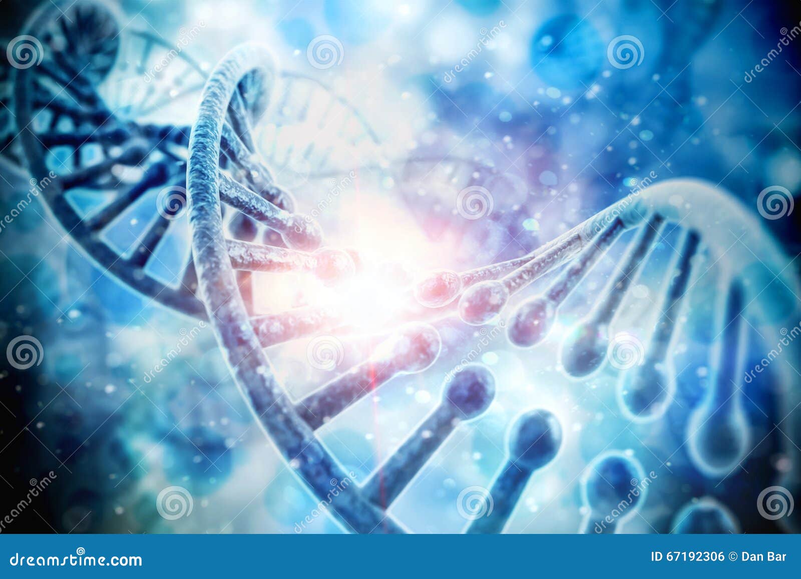 3d render of DNA structure stock illustration. Illustration of helix ...