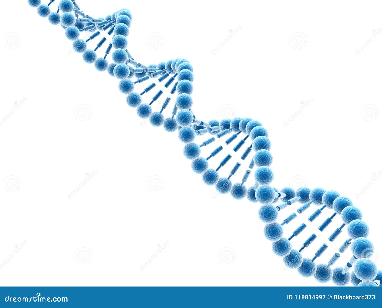 Concept of Biochemistry with Dna Molecule Isolated in White Background ...