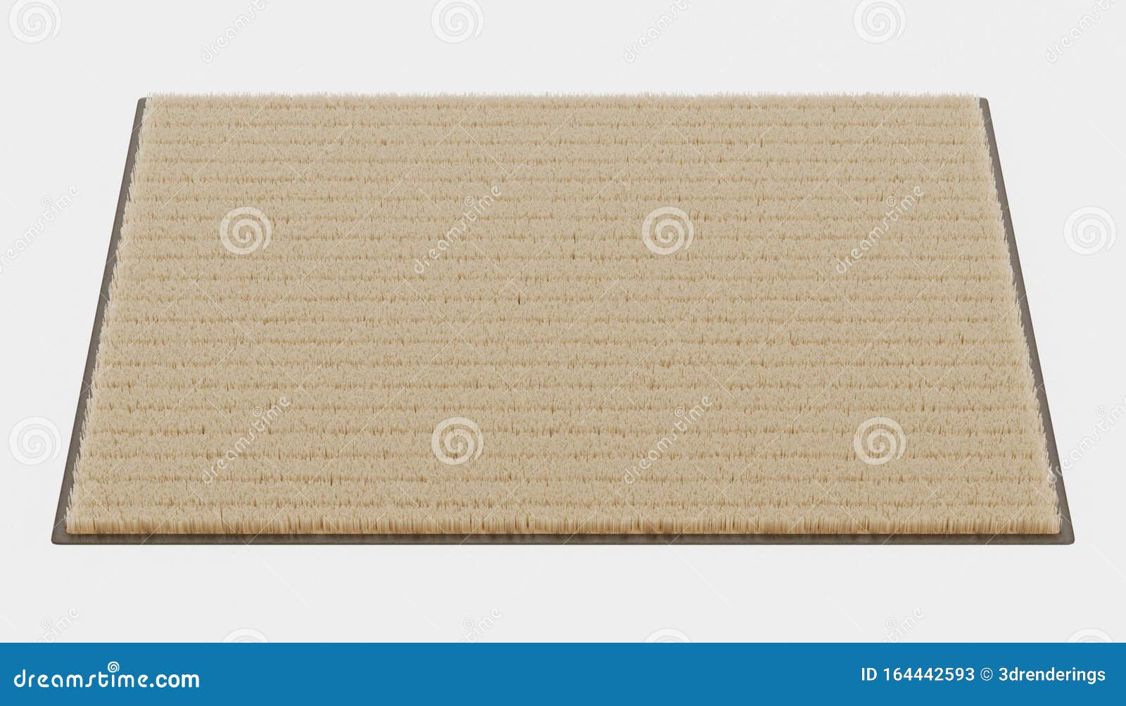 3d Render of Door Mat stock illustration. Illustration of clean - 164442593
