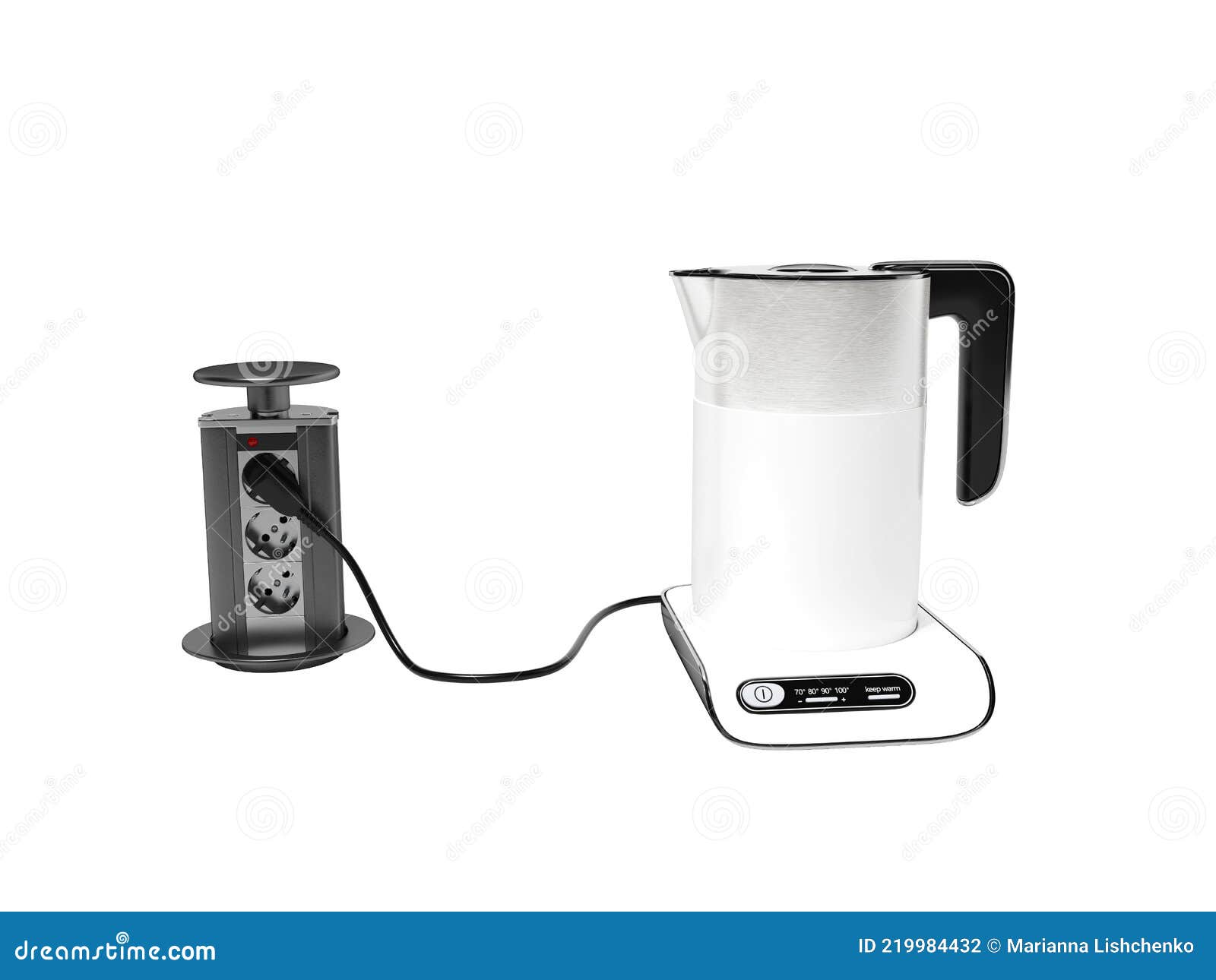 3d Render Of Electric Car And Charging Station, Ecological Transport ...