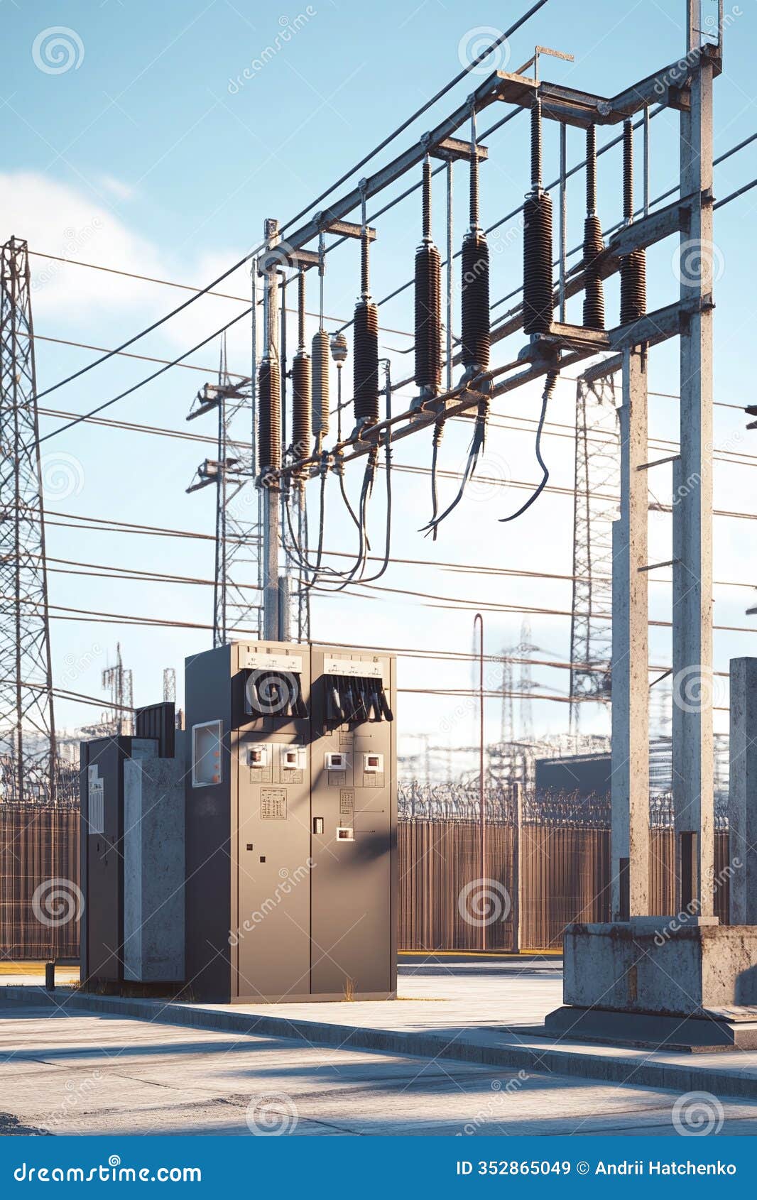 3d Render Of Substation Royalty-Free Stock Image | CartoonDealer.com #37008154