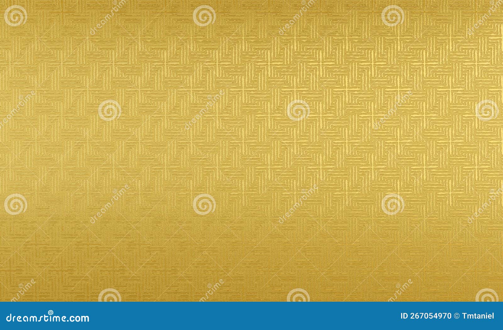 3D Render : Embossed Abstract Pattern Engraved on Gold Surface Stock ...