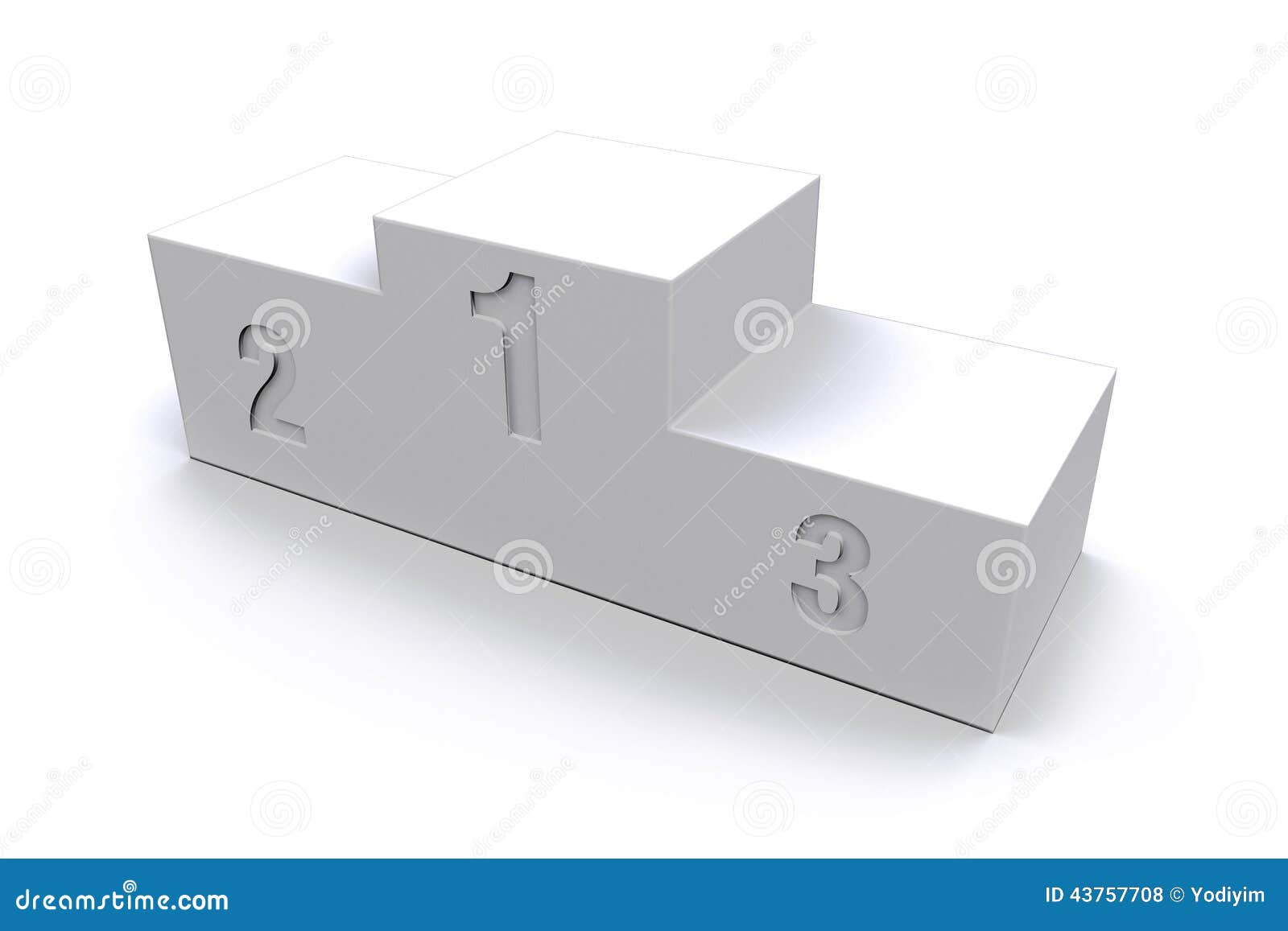 Empty Winners Podium With Spotlights Cartoon Vector | CartoonDealer.com ...