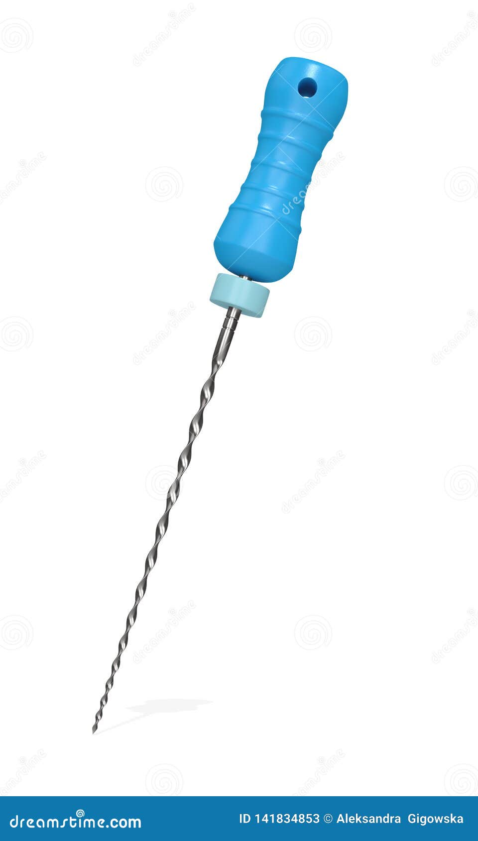 3d Render Of Endodontic File Over White Royalty-Free Stock Photo ...