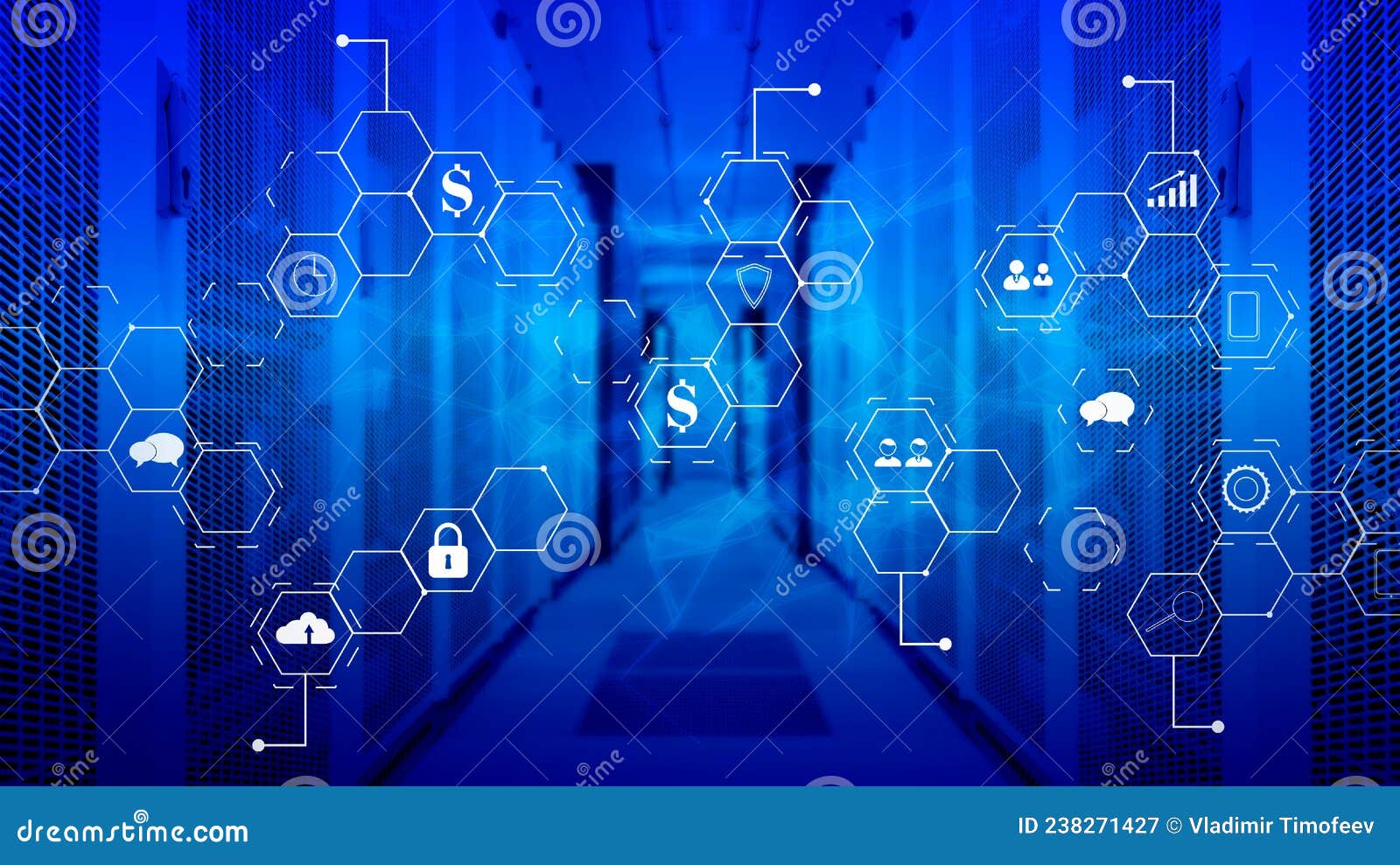 3D Render ERP Enterprise Resource Planning System on Virtual Screen ...