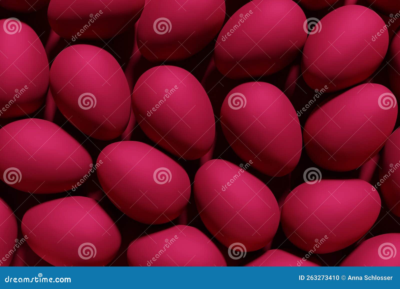 3d Render of Ester Egg Pattern with Magenta Color of the Year Stock ...