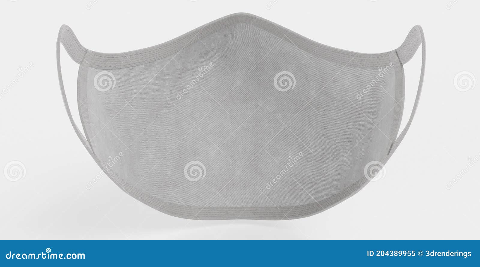 3D Render of Face Mask stock illustration. Illustration of protective ...