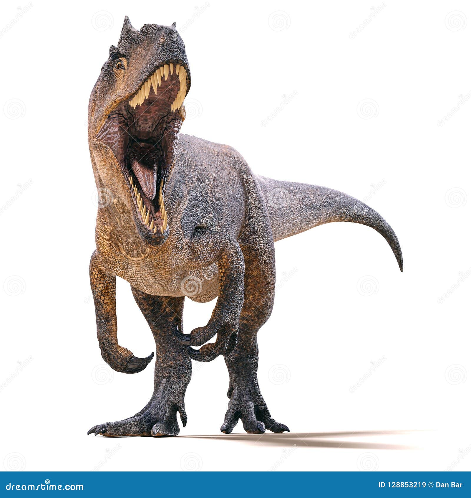 3d Render Of Ferocious Dinosaur Royalty-Free Stock Image ...