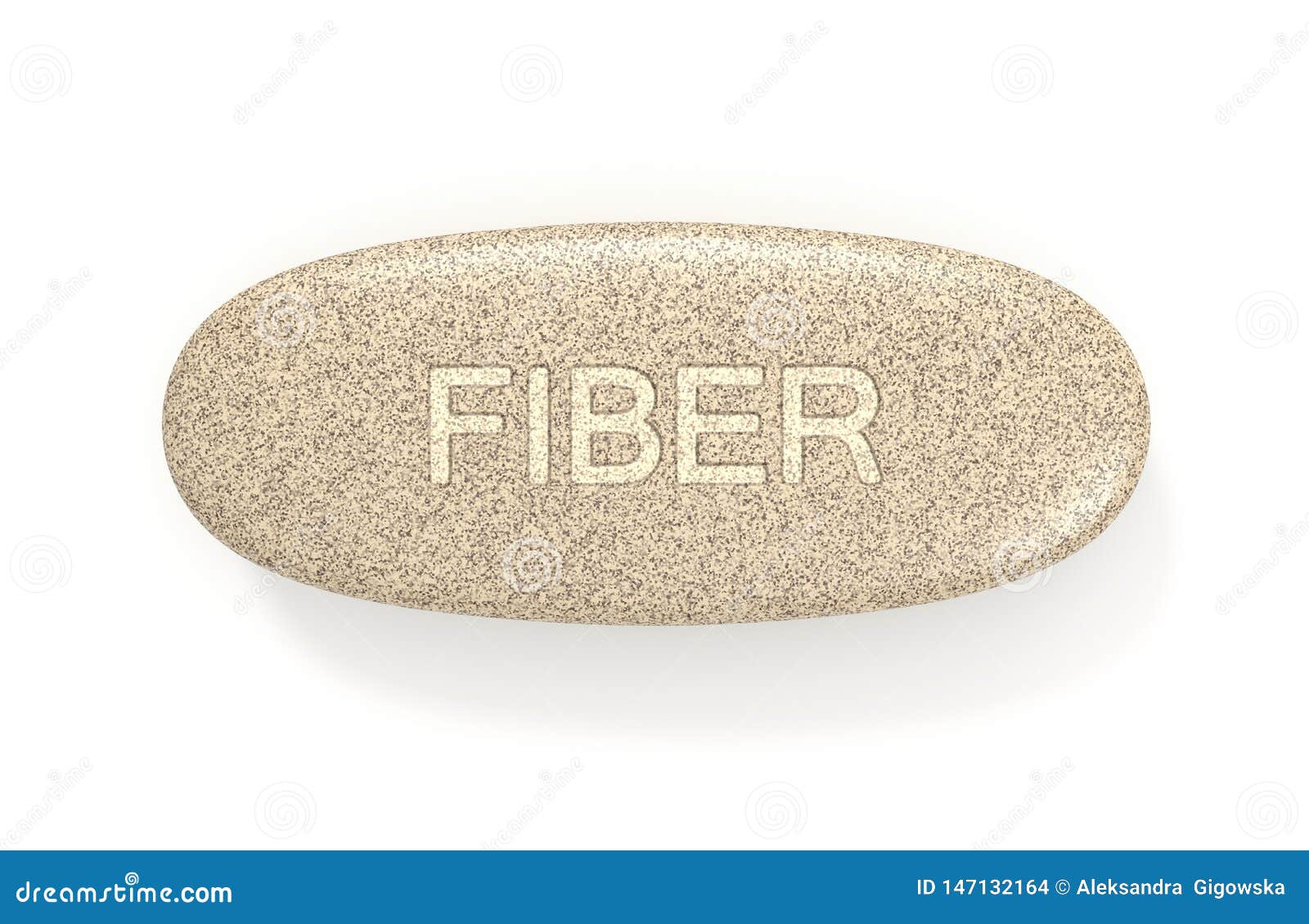 3d render of fiber pill stock illustration. Illustration of health ...