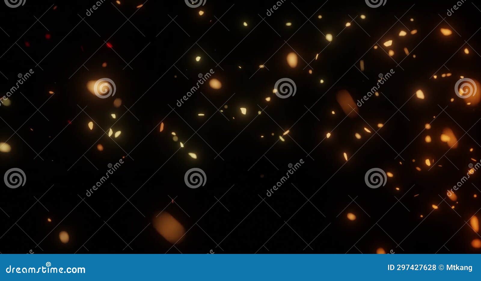 Fire Embers Flying Over for Video Overlay Effects Stock Footage - Video ...