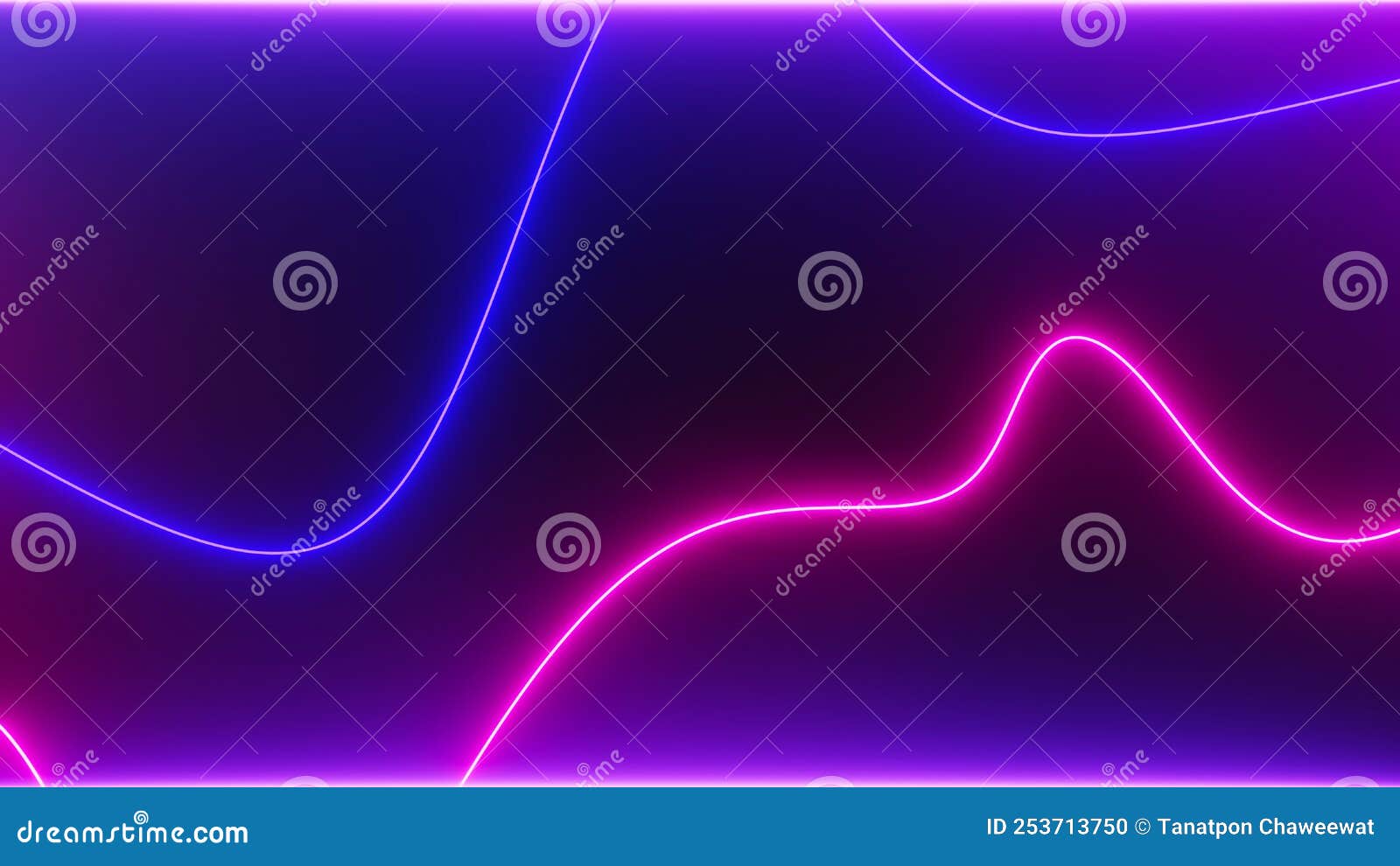 3d Render of Flash Neon and Light Glowing on Dark Scene. Speed Light ...