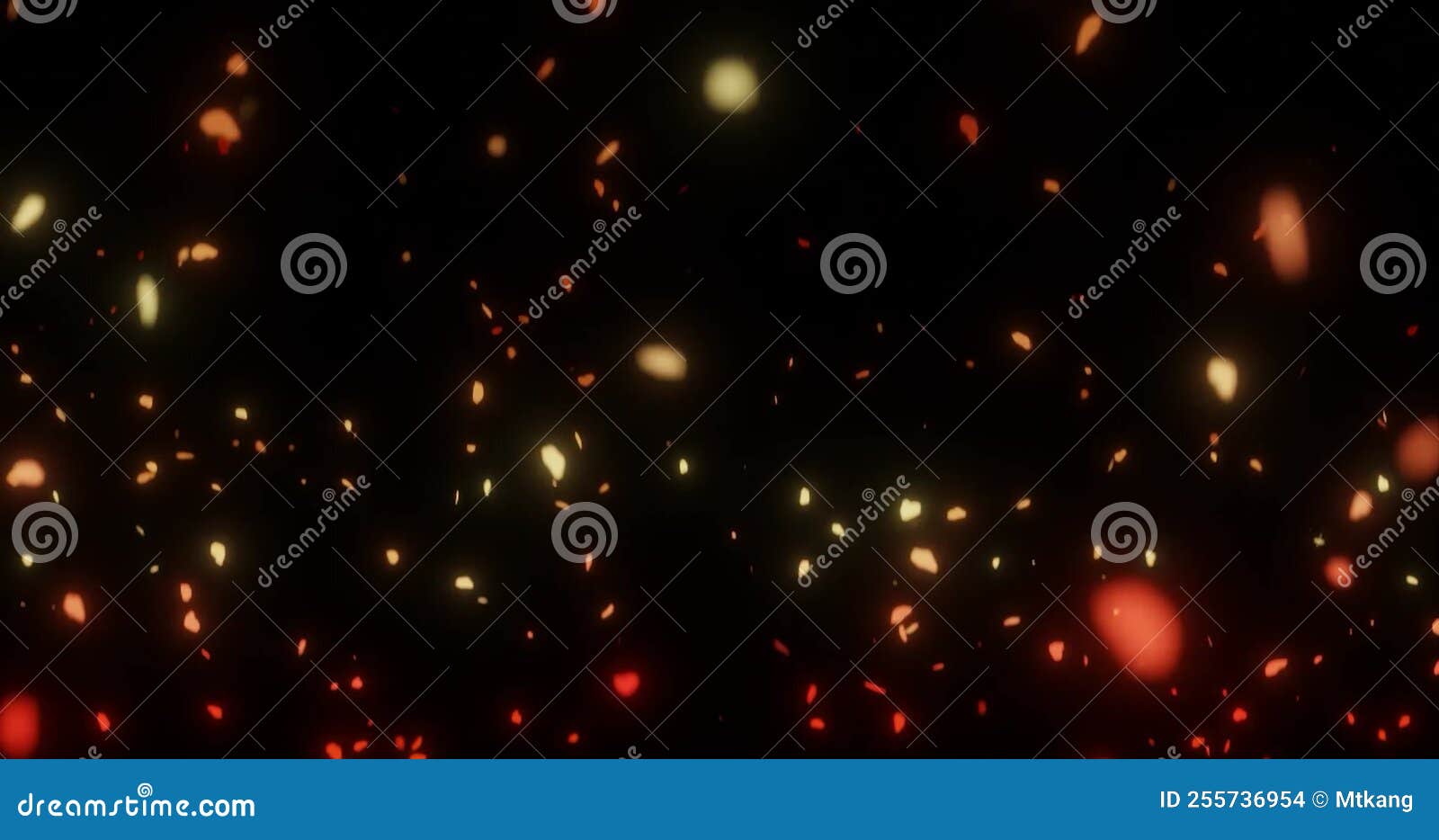 Flying Embers for Video Overlay Stock Footage - Video of flame, blast ...