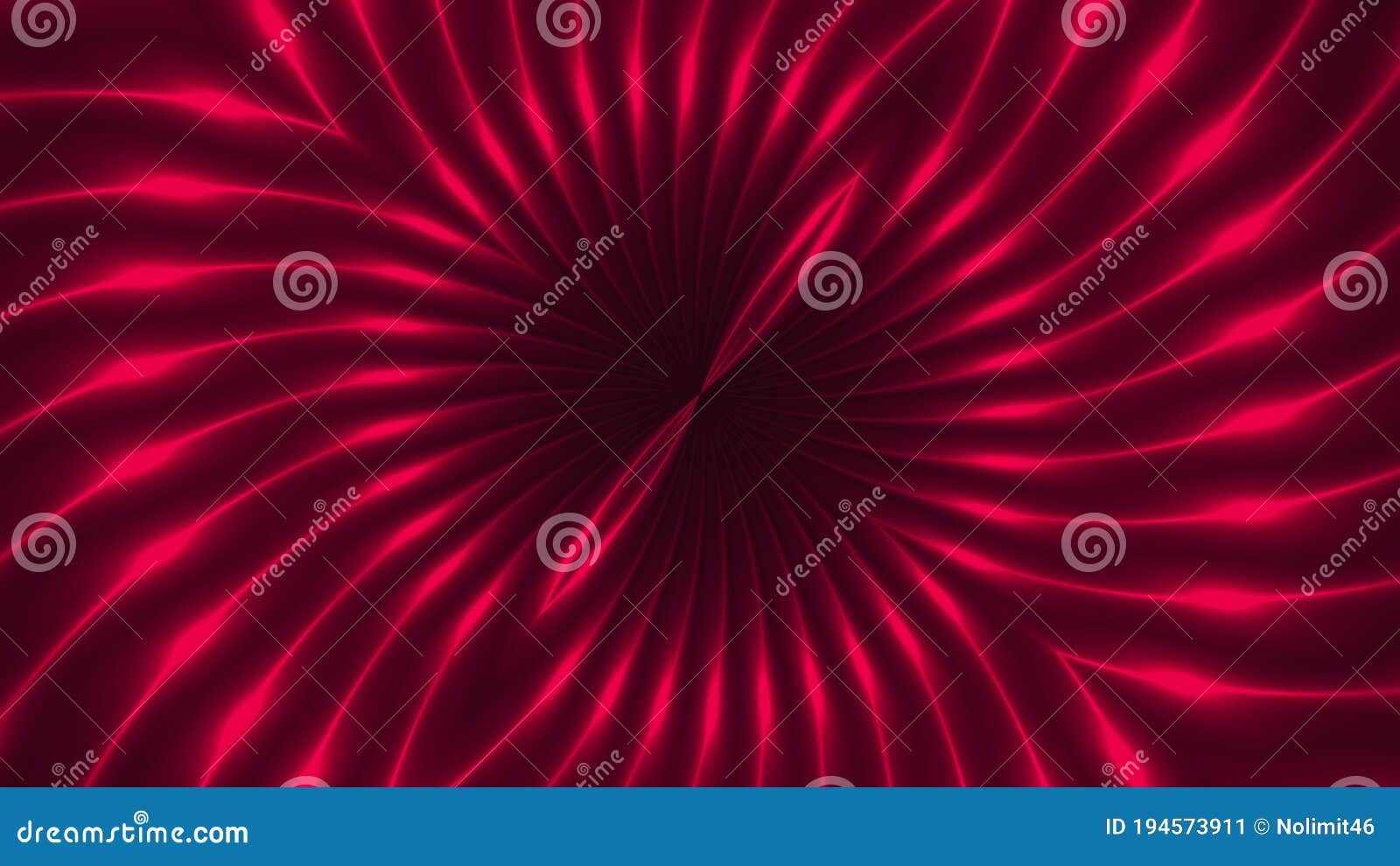 3d Render of Fractal Rays with Glowing Impulse Lights. Computer ...