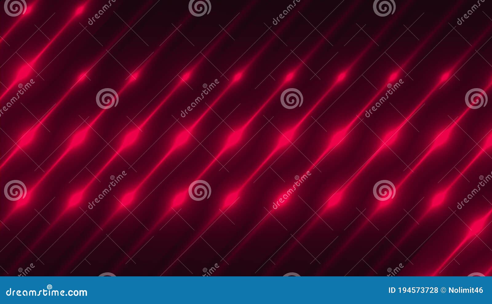 3d Render of Fractal Rays with Glowing Impulse Lights. Computer ...