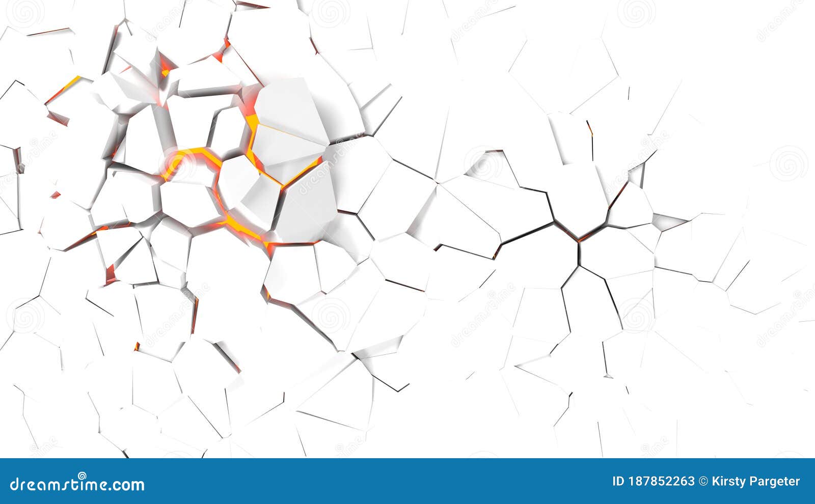 Fractured Ground Background Stock Illustration - Illustration of ...