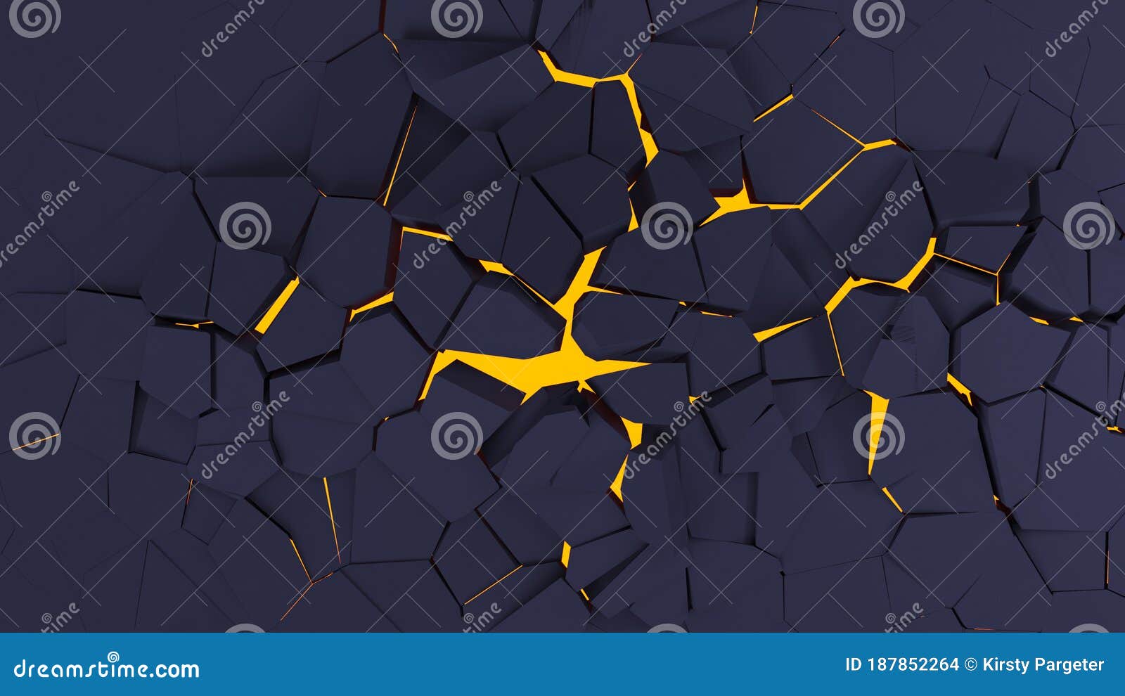 Fractured Ground Background Stock Illustration - Illustration of ...