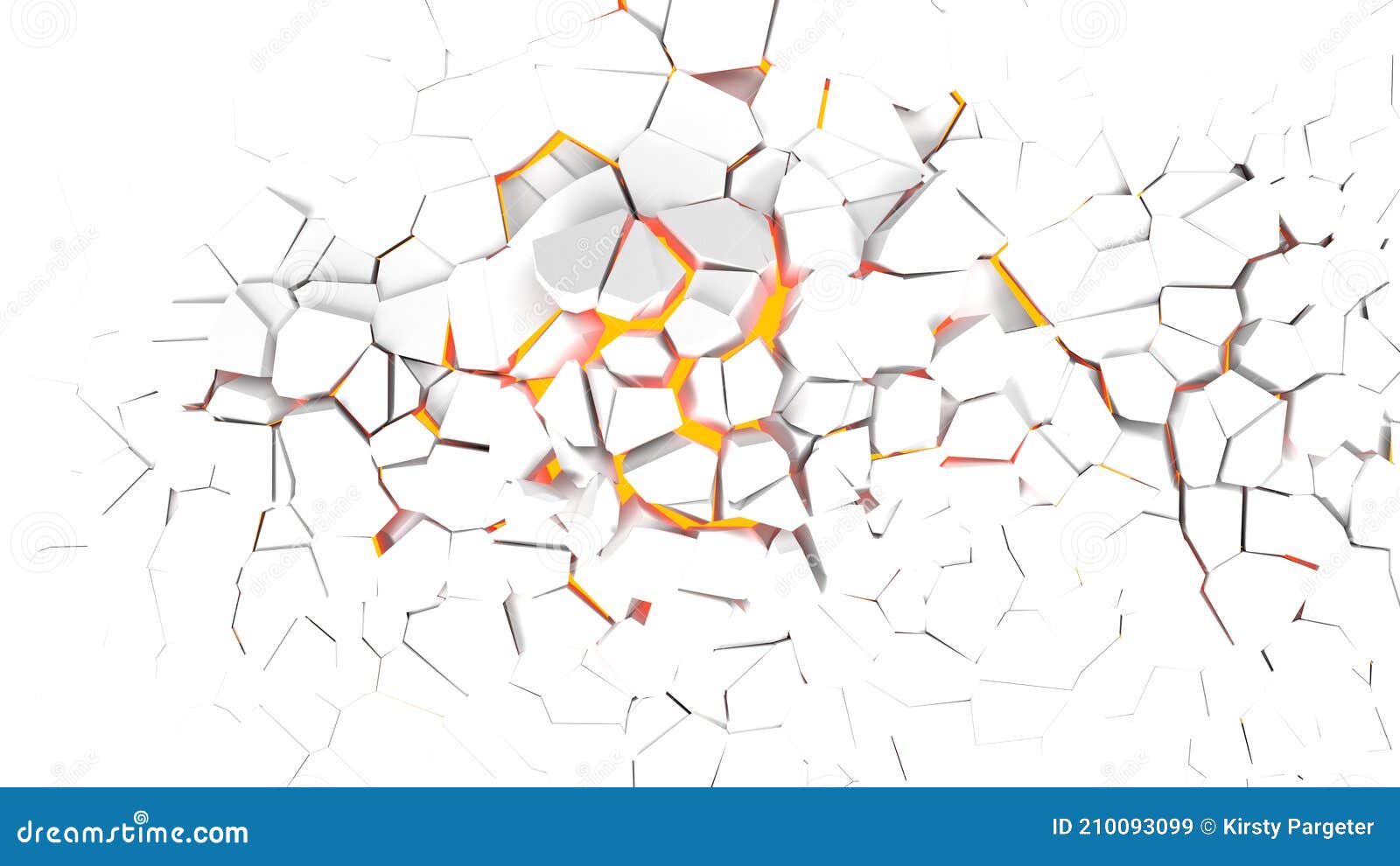 Fractured Ground Background Stock Illustration - Illustration of ...