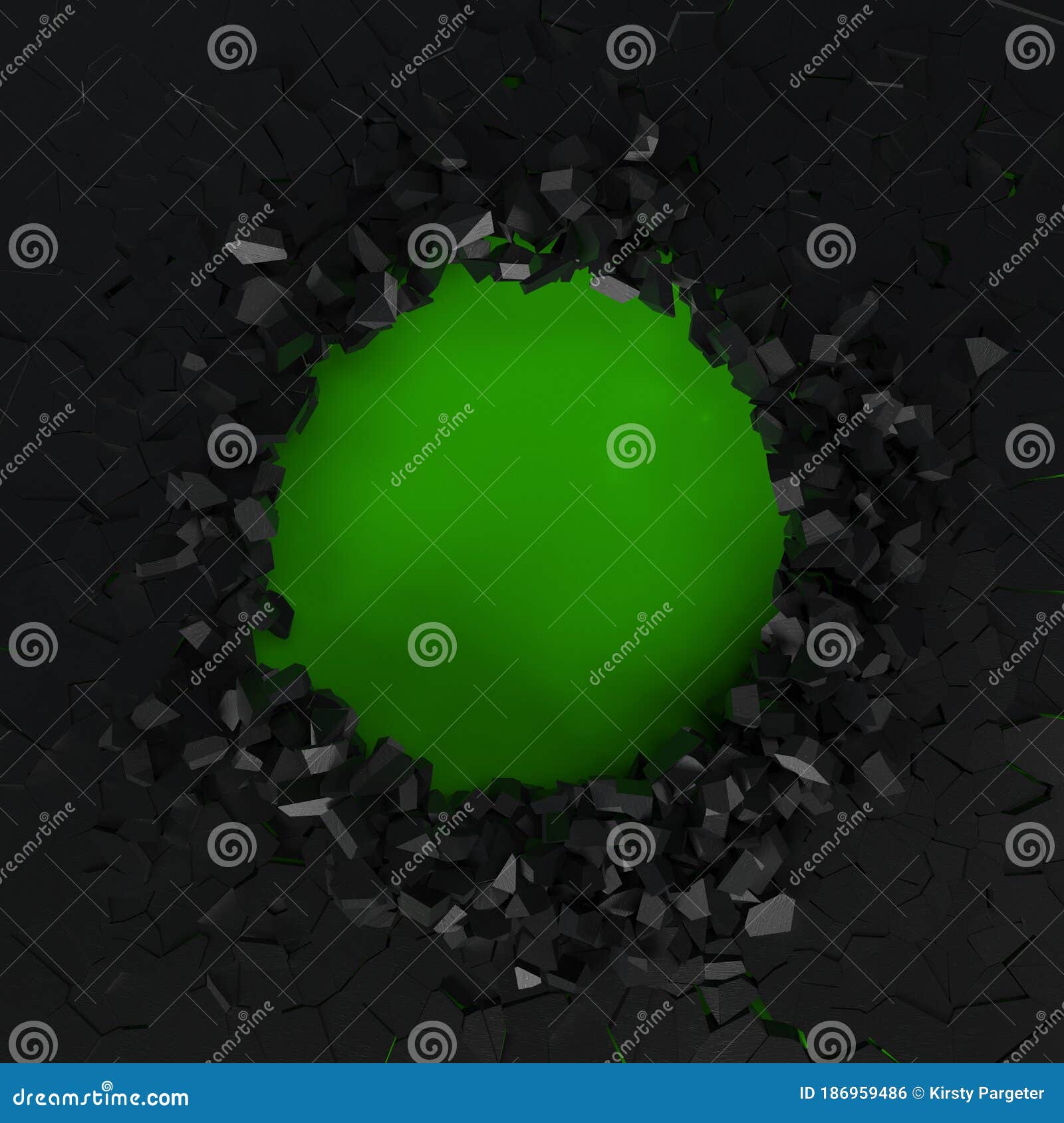 Fractured Ground Background Stock Illustration - Illustration of ...