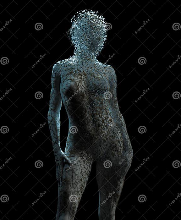 Fragmented 3d Face. Concept of Artificial Intelligence Stock ... Fragmented 3d Face. Concept of Artificial Intelligence Stock ...