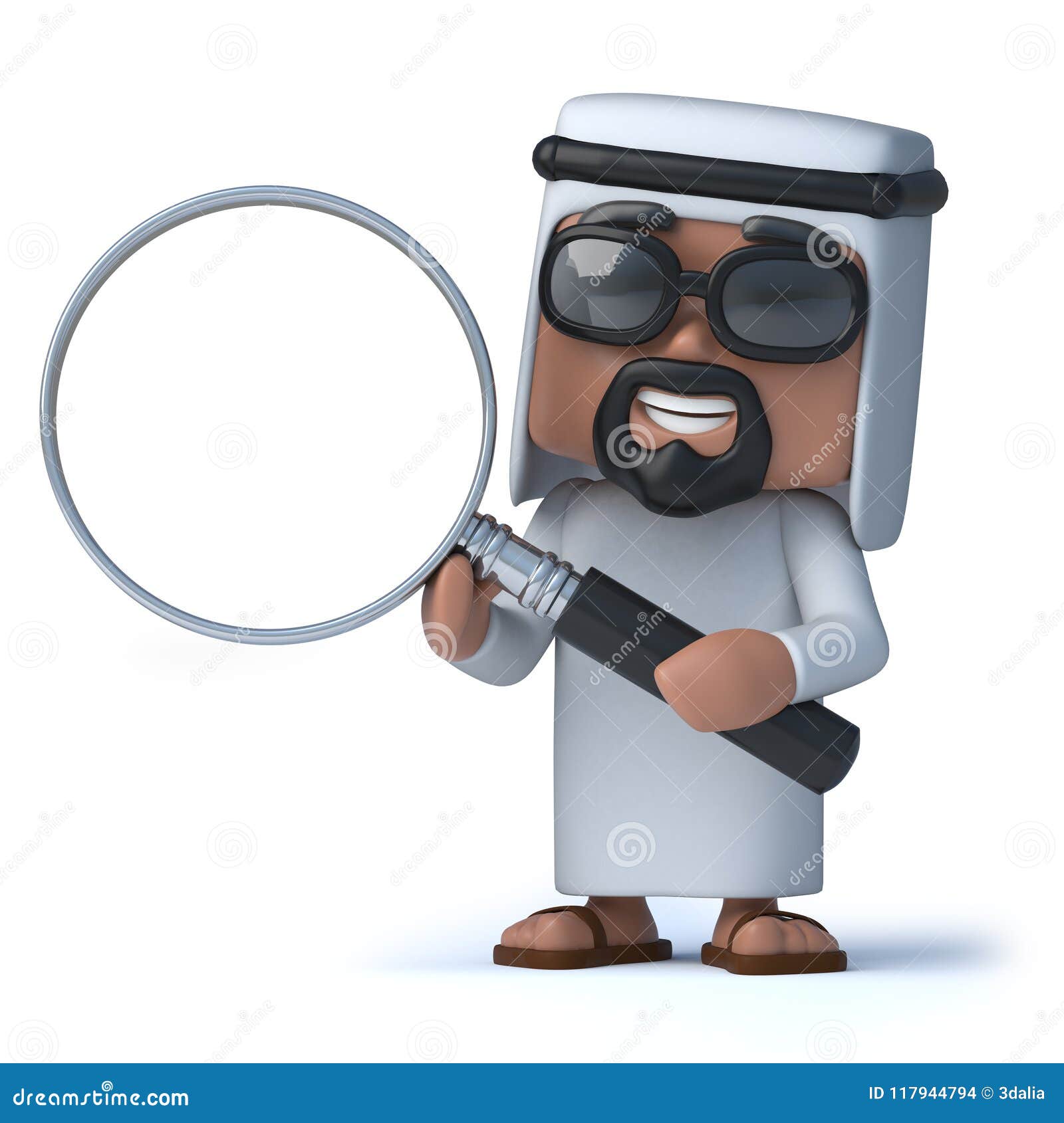 3d Funny Cartoon Arab Sheik Character Holding a Magnifying Glass Stock ... 3d Funny Cartoon Arab Sheik Character Holding a Magnifying Glass Stock ...