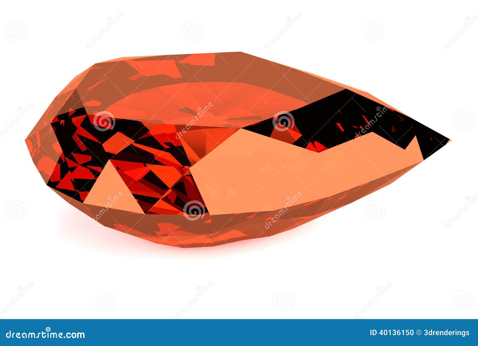 3d render of gem stock illustration. Illustration of value - 40136150