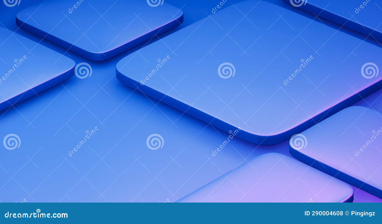 3d Render Geometric 3d Background Simplify Stock Illustration ...