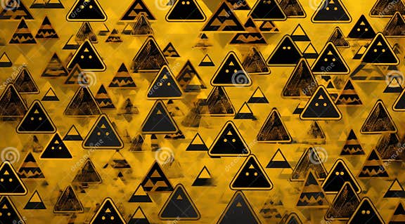 3d Render Geometric Shape , Horror Background Stock Illustration ...