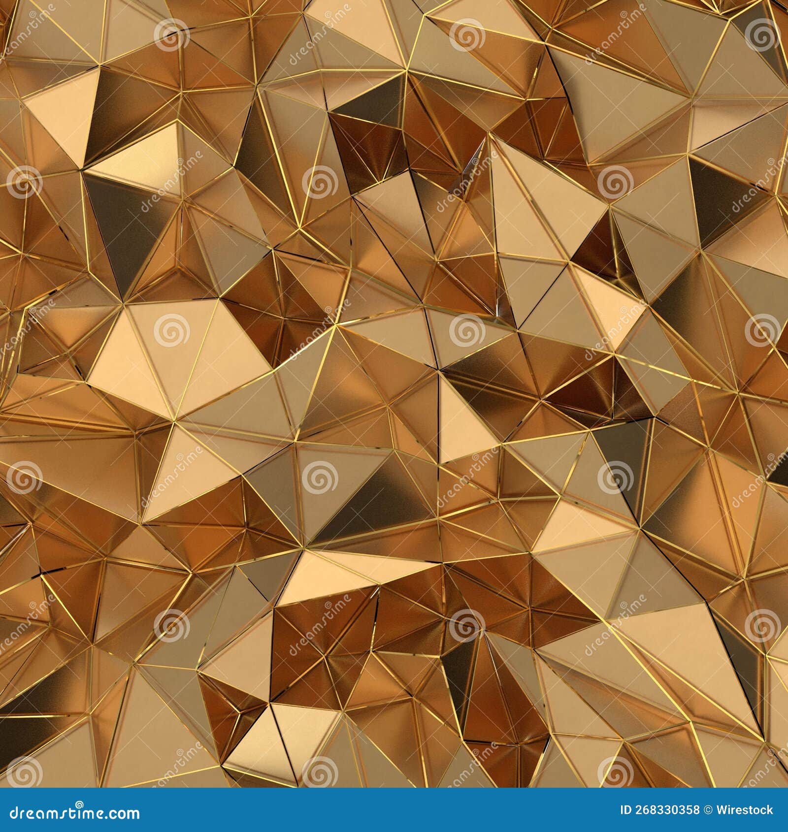Triangular Golden Symbol As A Logo Design. Royalty-Free Stock ...