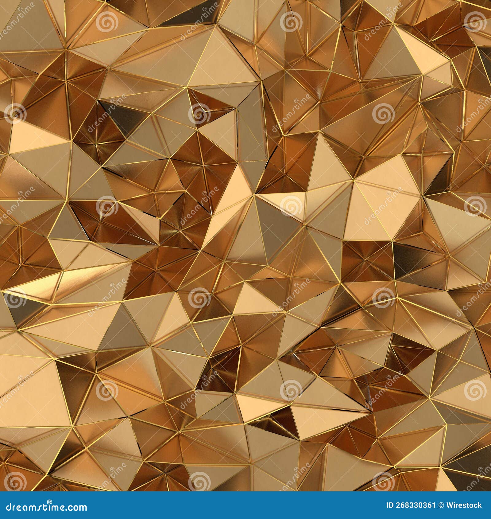 Triangular Golden Symbol As A Logo Design. Royalty-Free Stock ...