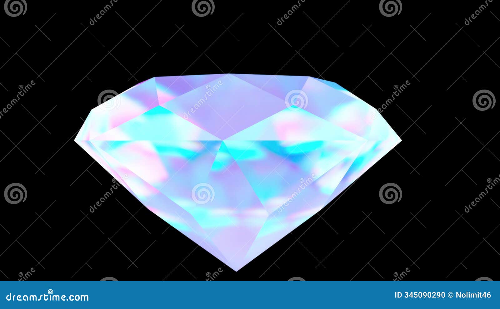 A 3D Render Of A Glass Ocelot Made Of Vividly Colored Puzzle Pieces ...