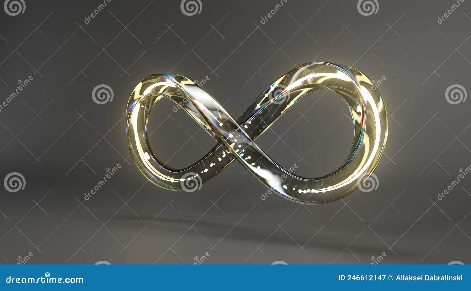 Glass Infinity Symbol In Space Stock Photography | CartoonDealer.com ...