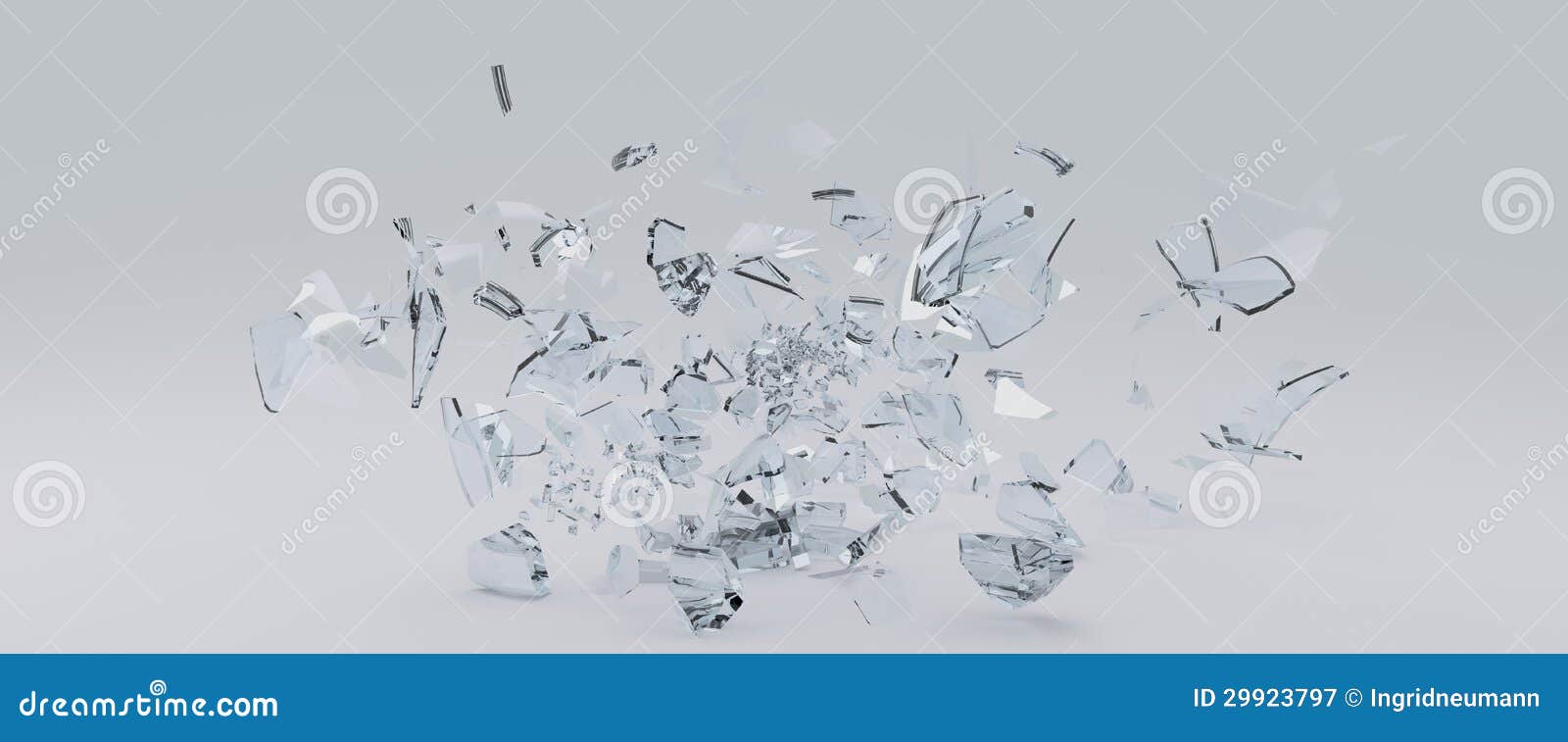 Flying Shards of glass stock illustration. Illustration of shard - 29923797