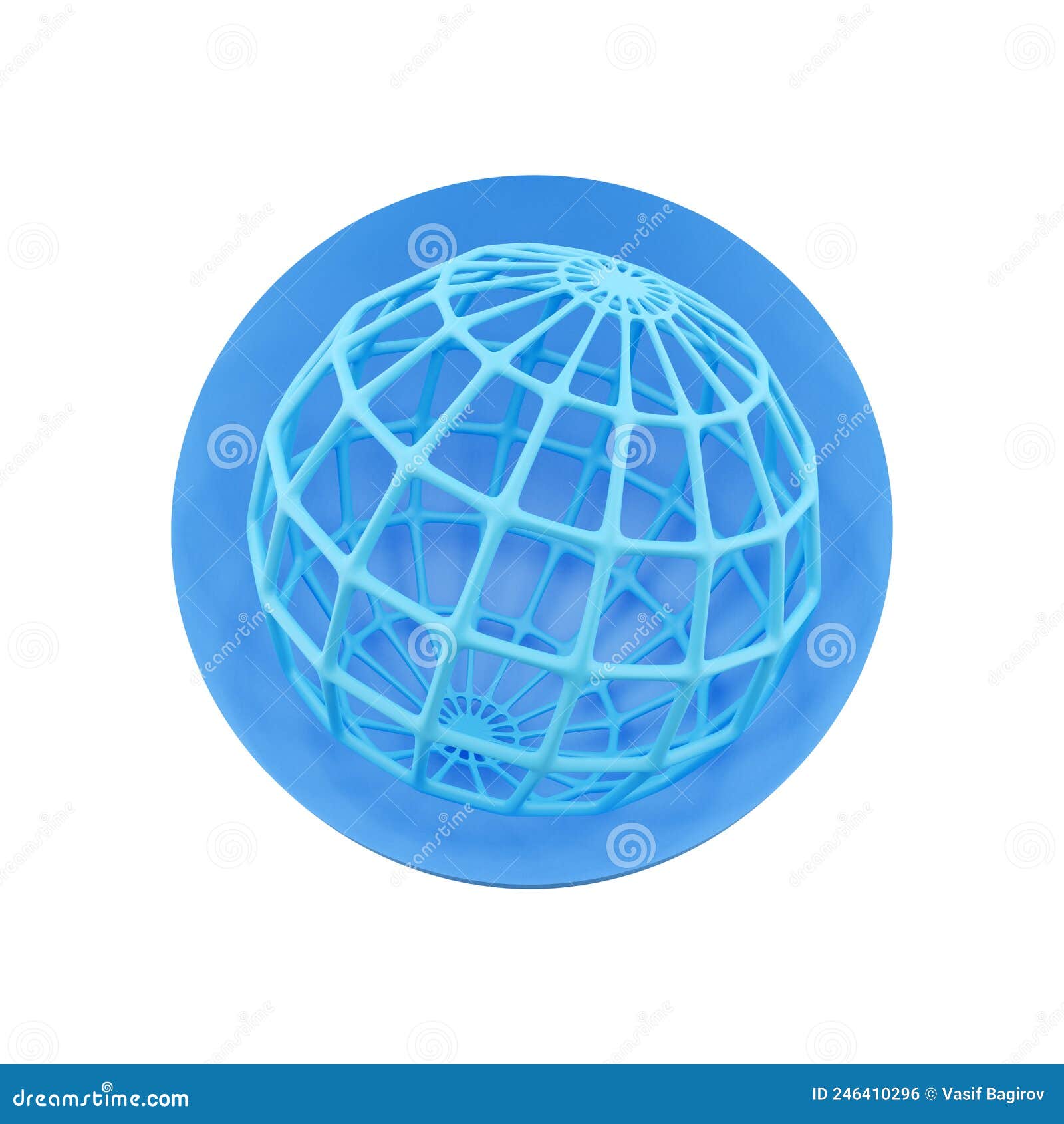 3d Render Globe Web Icon. Planet Earth Icon. 3d Render Objects Stock ...