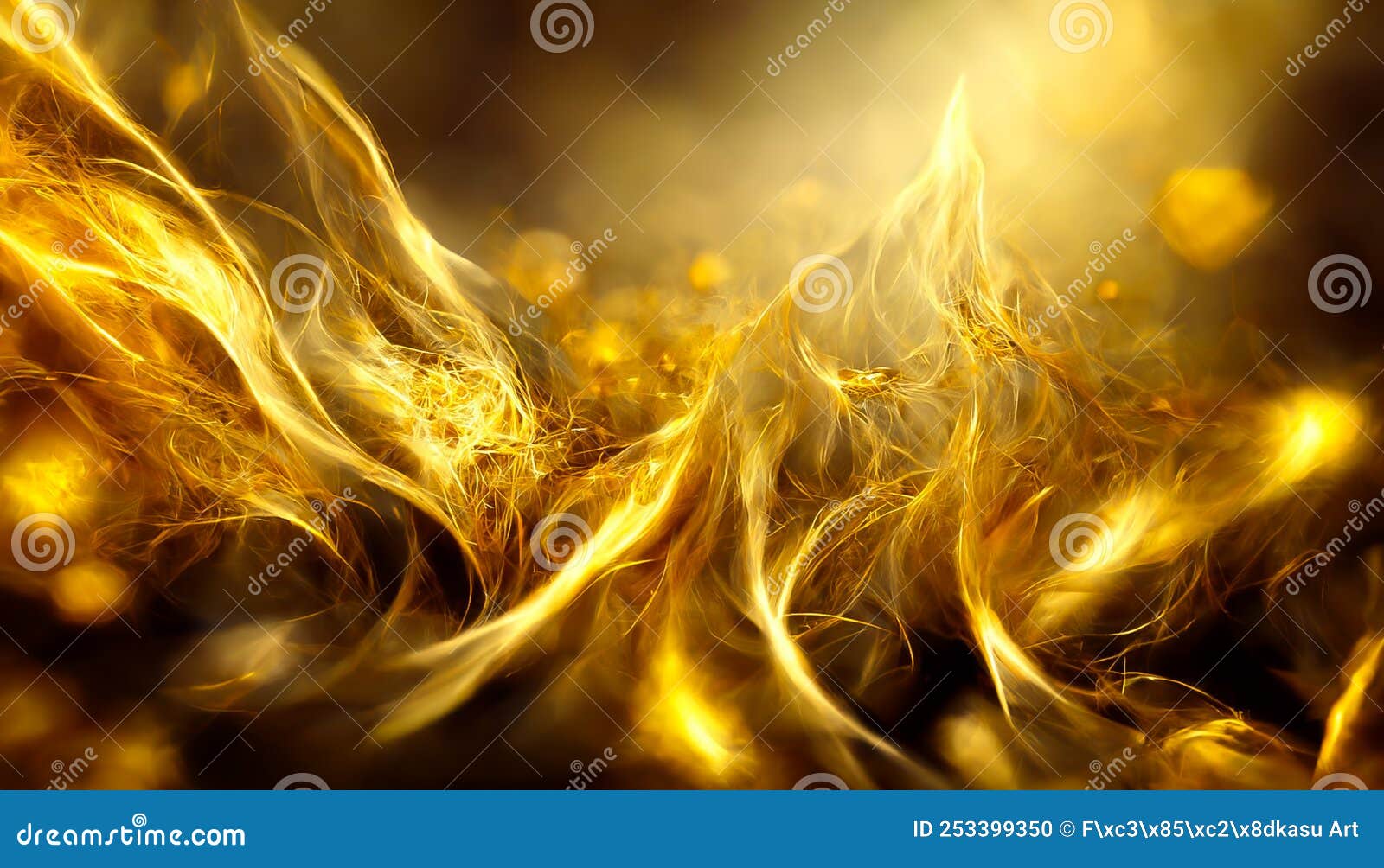 Gold Fire Abstract Background with Soft Glowing Backdrop Texture for ...