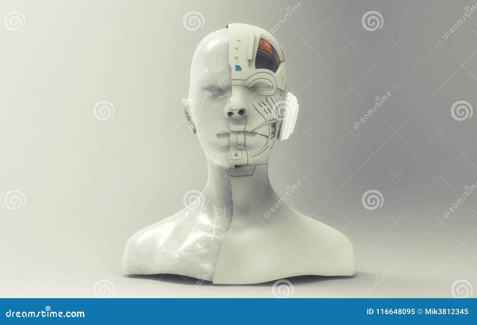 Head Human shattered stock illustration. Illustration of abstract ...