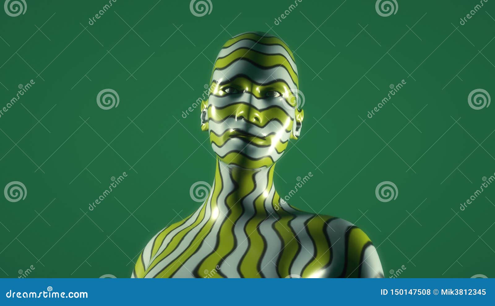 Head Human Shattered Portrait Stock Illustration - Illustration of ...