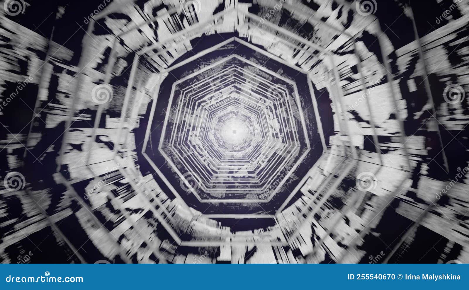 3d Render High Tech Tunnel, Sci-fi Corridor. Stock Footage - Video of ...