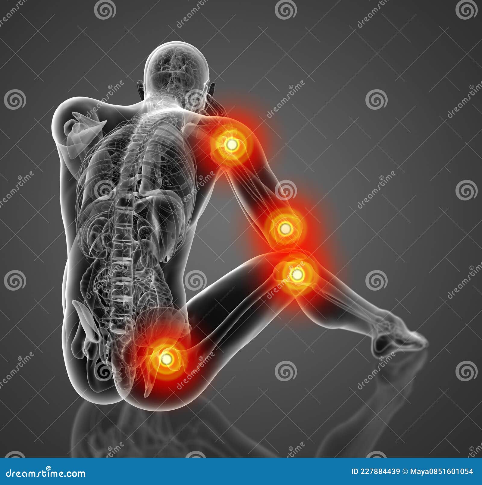 3d Rendering Illustration of Human Stock Illustration - Illustration of ...