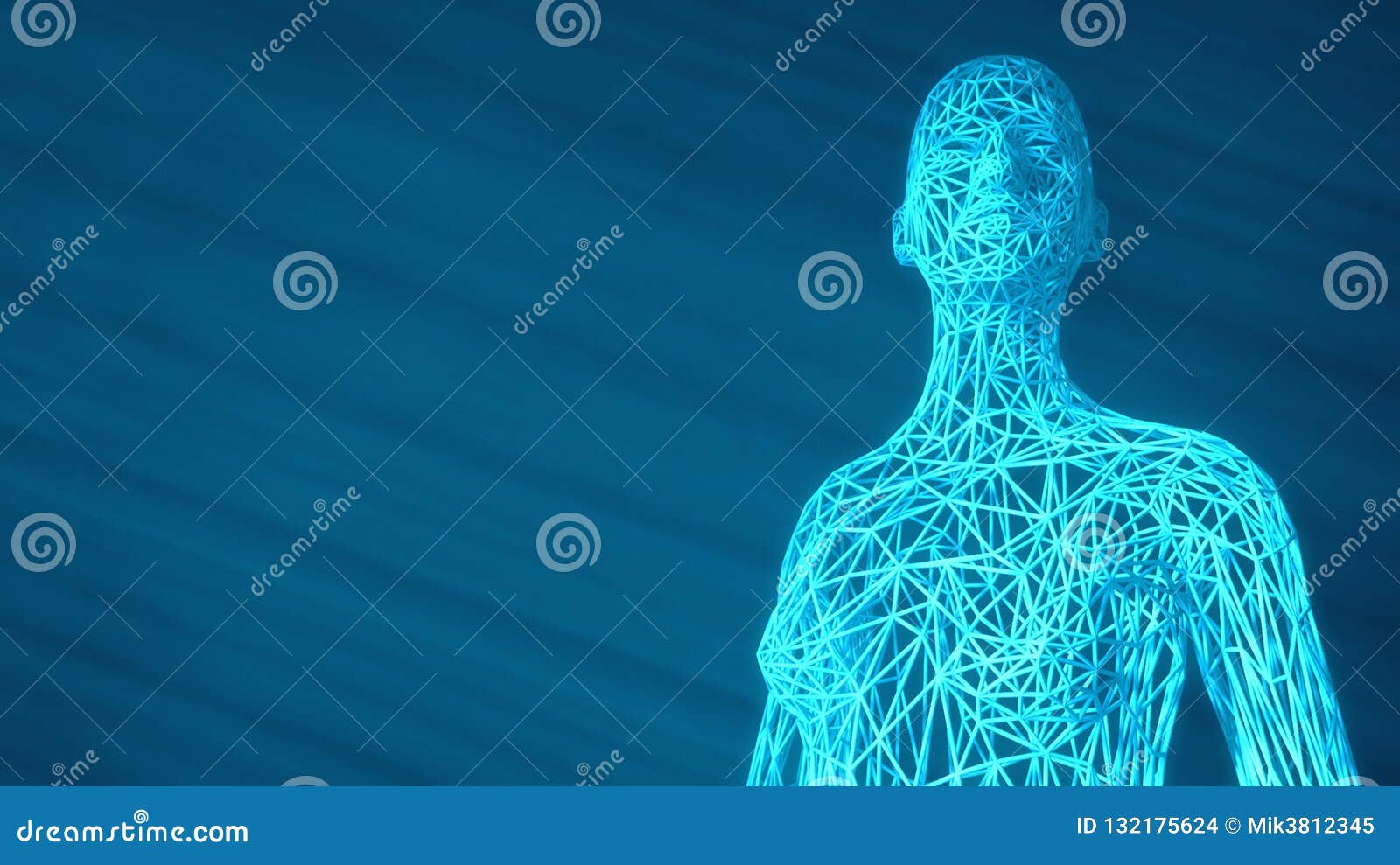 Human Figure Made with Lines Stock Illustration - Illustration of clear ...