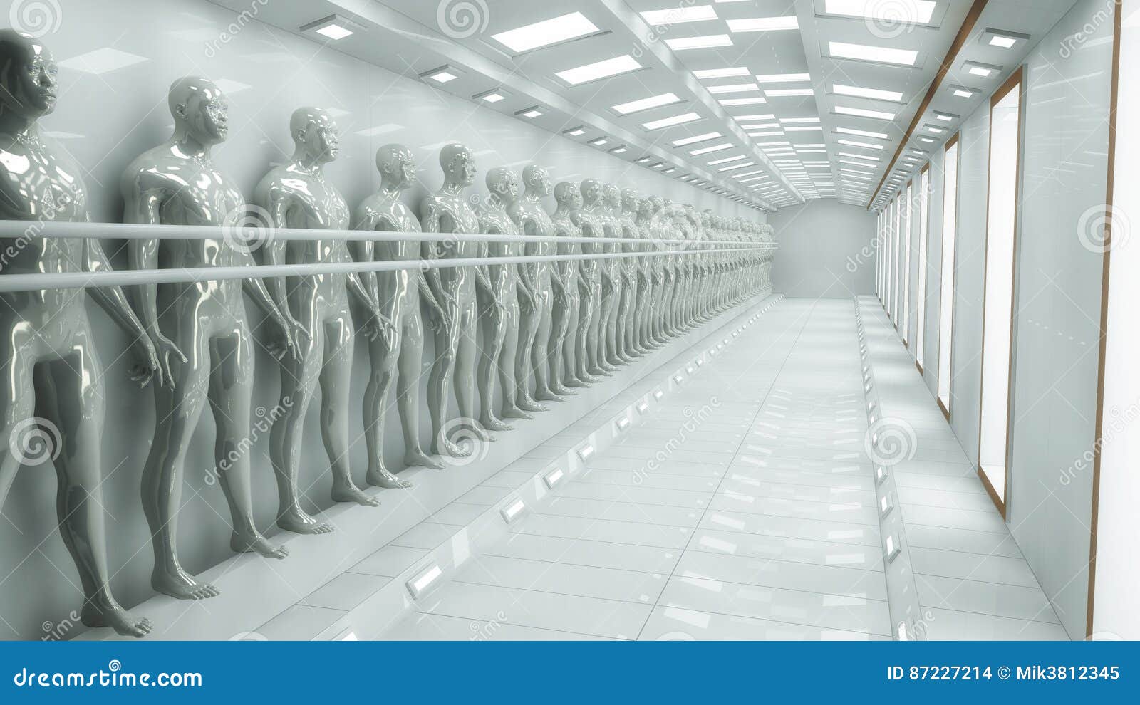 3d Render. Human Humanoid Figure Stock Illustration - Illustration of ...