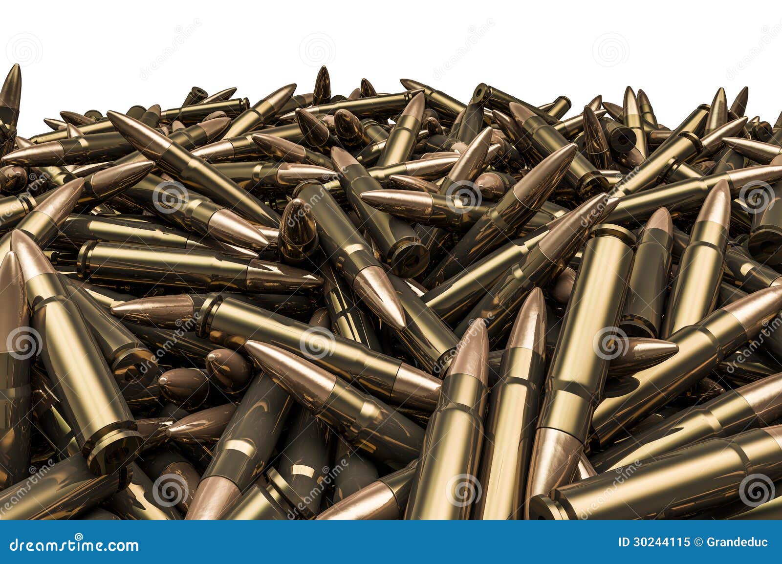 Rifle Bullets Pile Royalty-Free Stock Photography | CartoonDealer.com ...