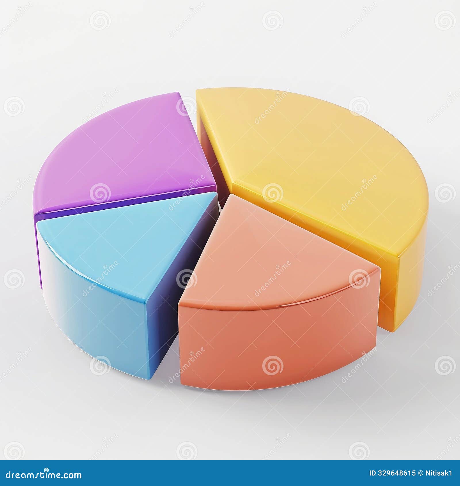 3D Render Icon 3D Bar Chart with Different Anatomy Sections Like Bones ...