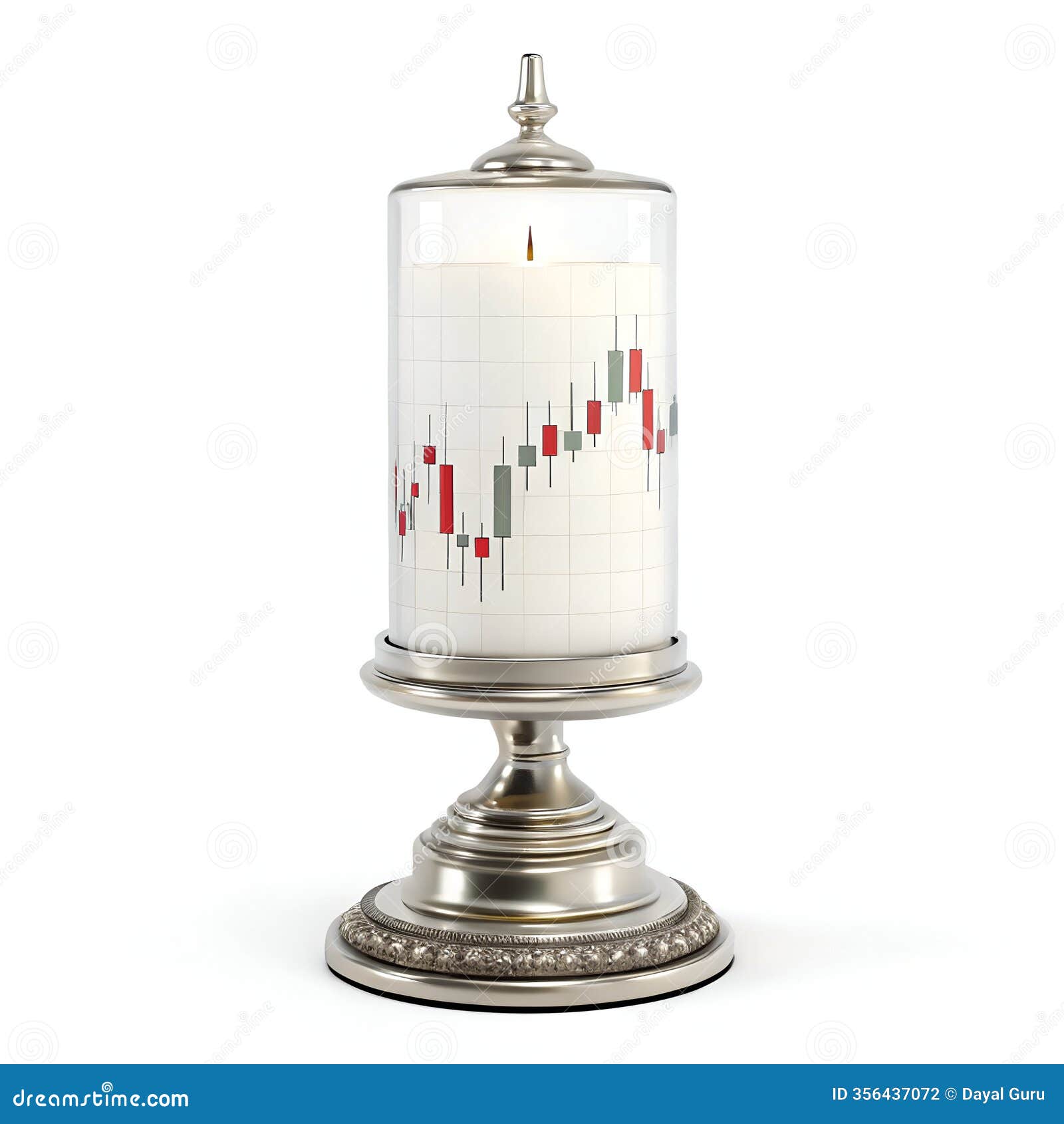 Candle Chart. Growth Graph Investment Finance Business Marketing Trends ...