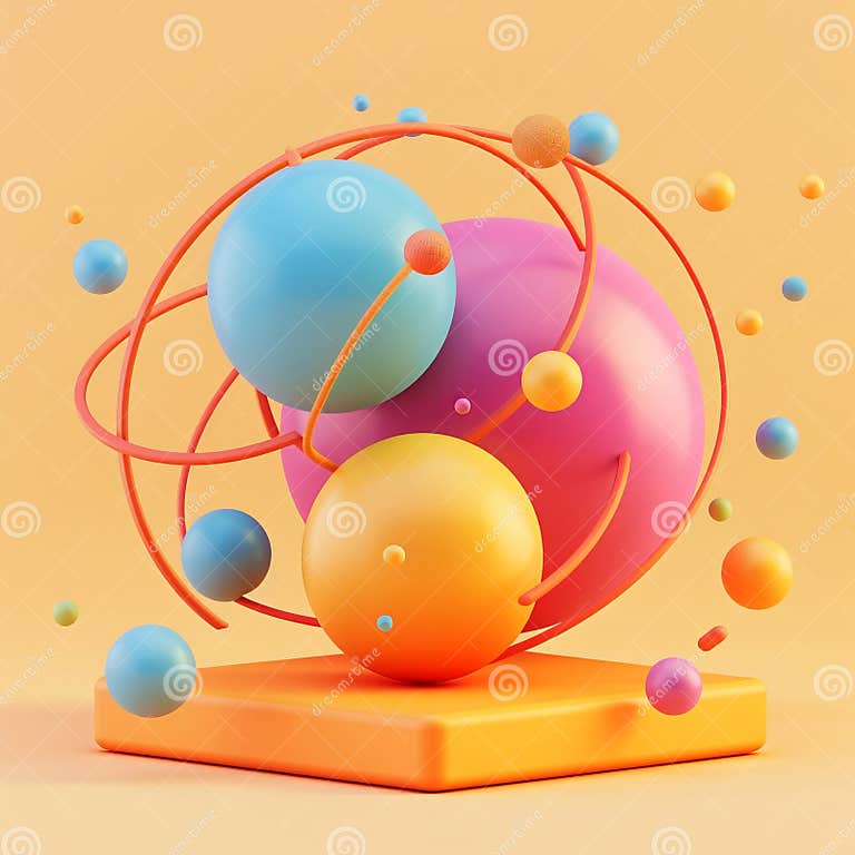 3D Render Icon a Complex Dataset Transformed into a Clear and Concise ...