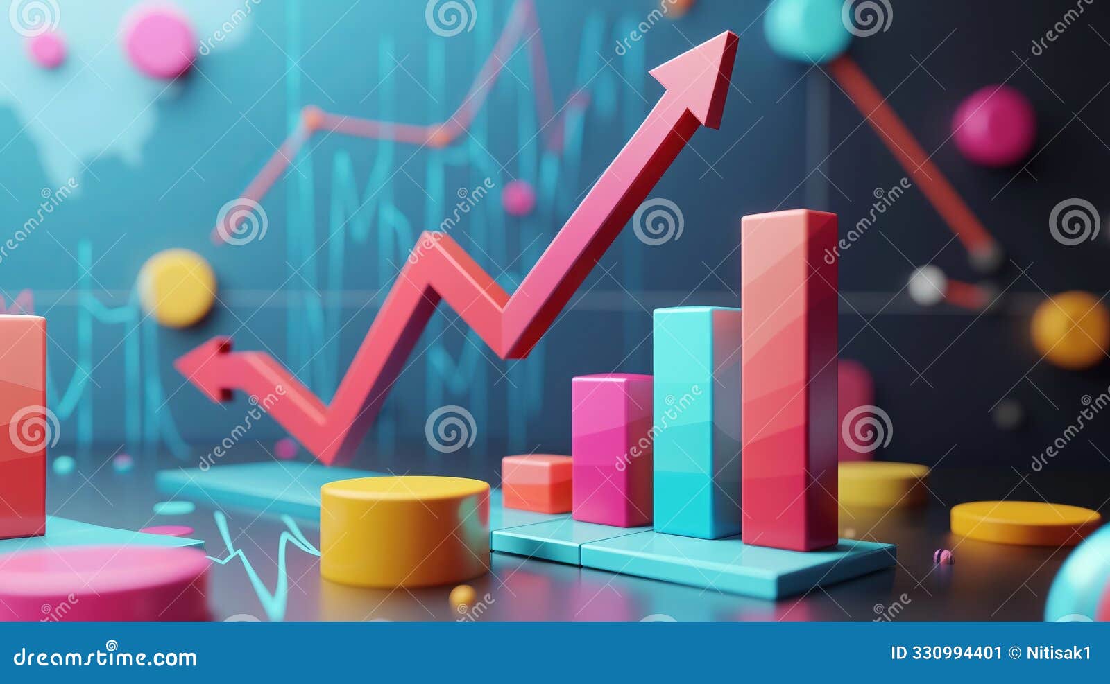 Graph Set Environment Diagram Infographic Icon Business Chart Vector ...