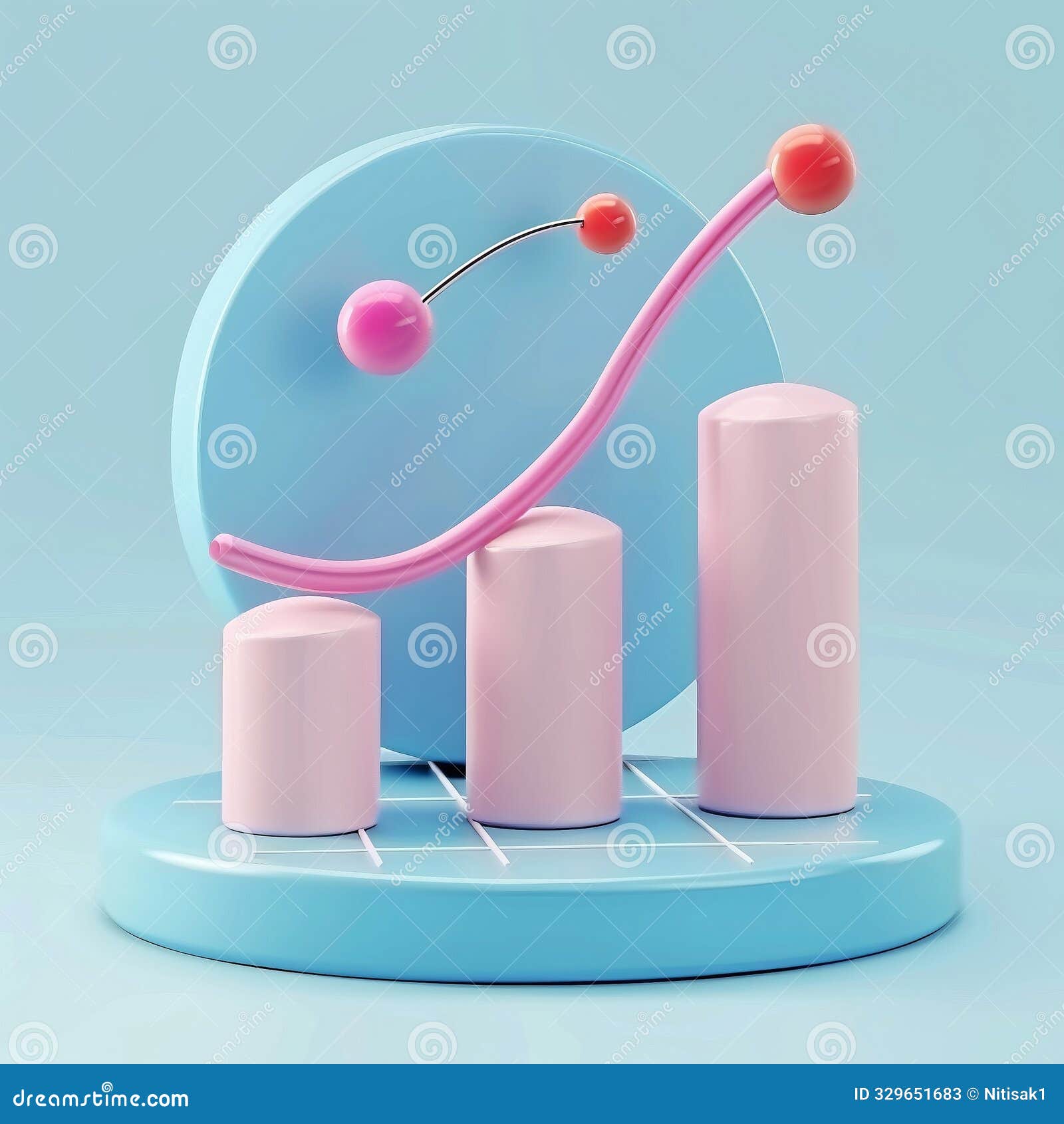 Graph Set Environment Diagram Infographic Icon Business Chart Cartoon ...