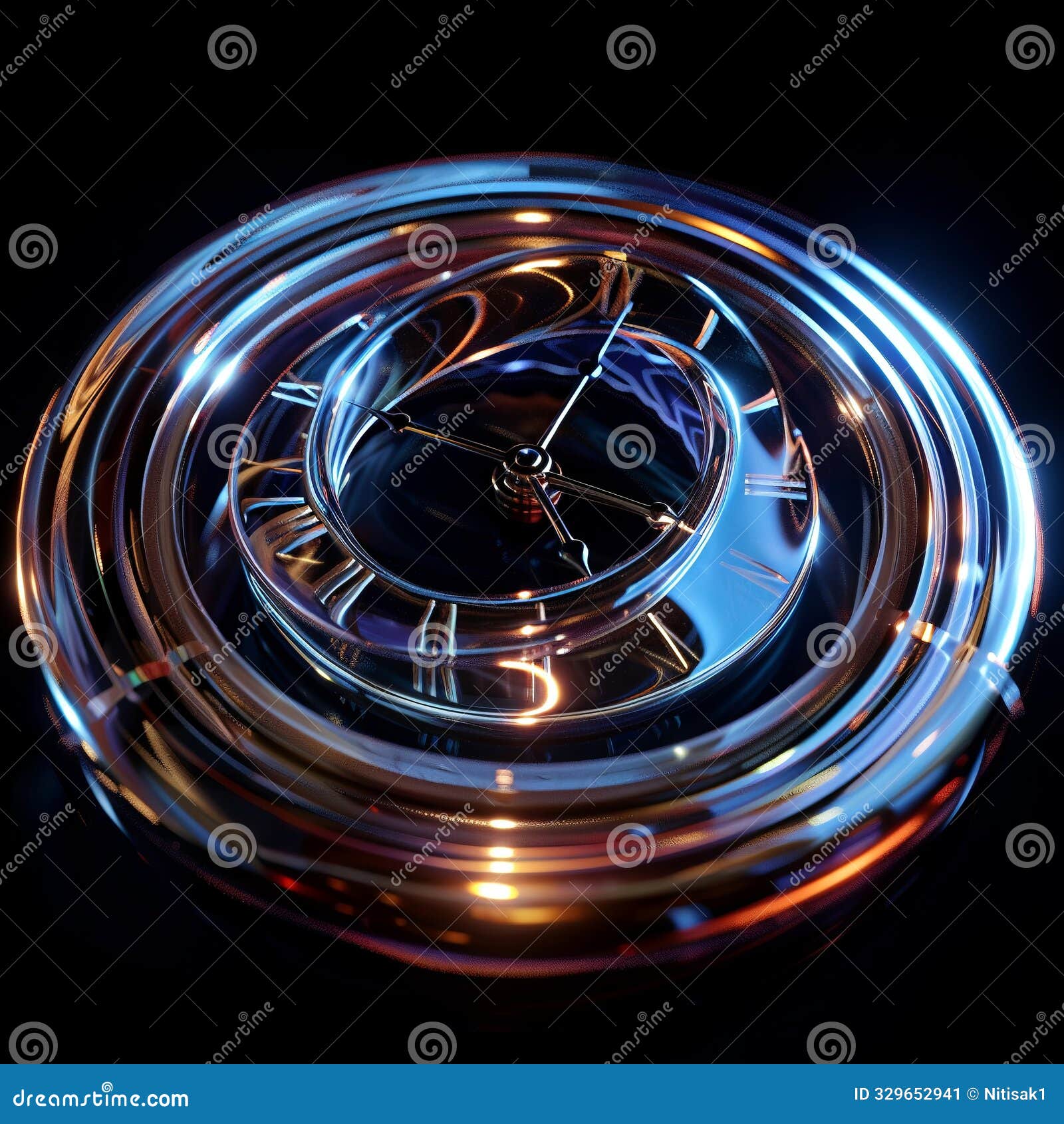 3D Render Icon Pie Chart With Segments Representing Different Stages Of ...